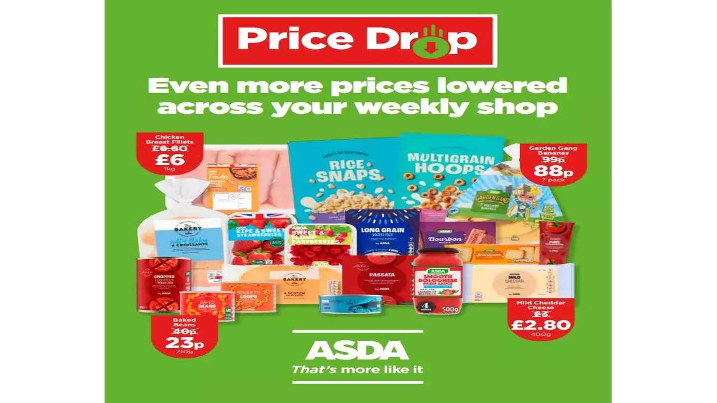 Asda announces £70m investment in price cuts for essential items