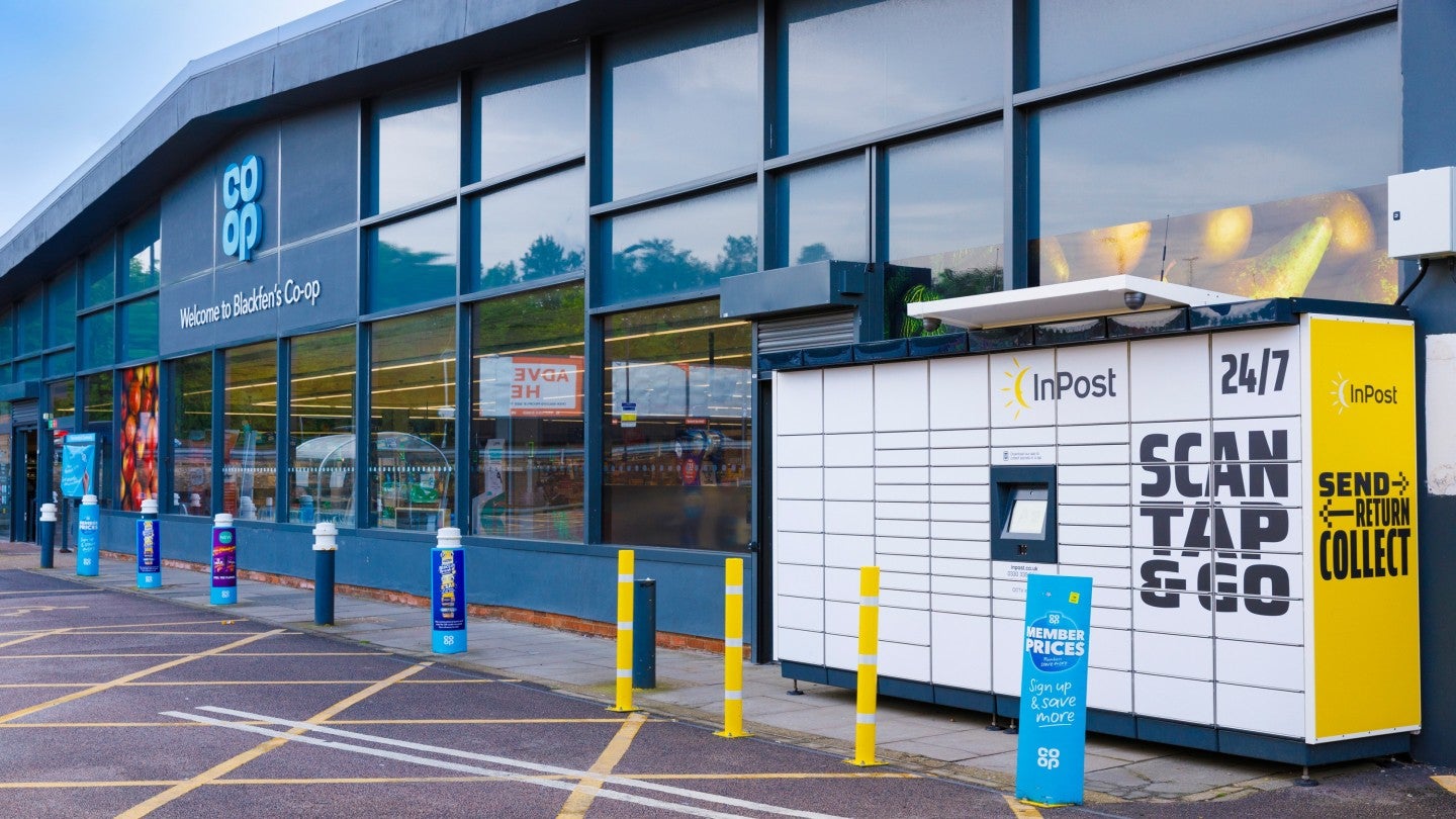 Co-op and InPost expand parcel locker partnership in UK