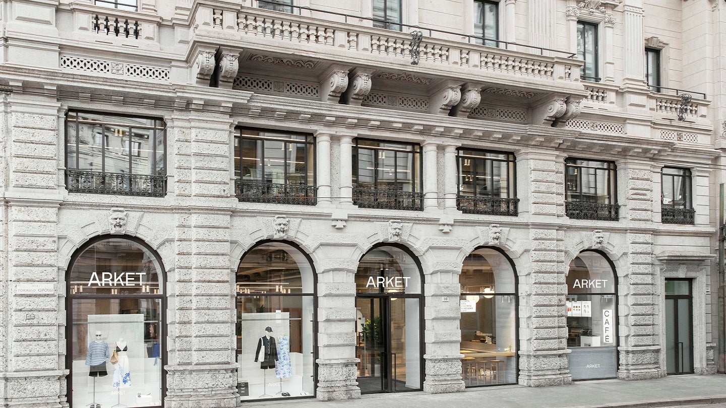 Nordic brand ARKET launches first Italian store in Milan