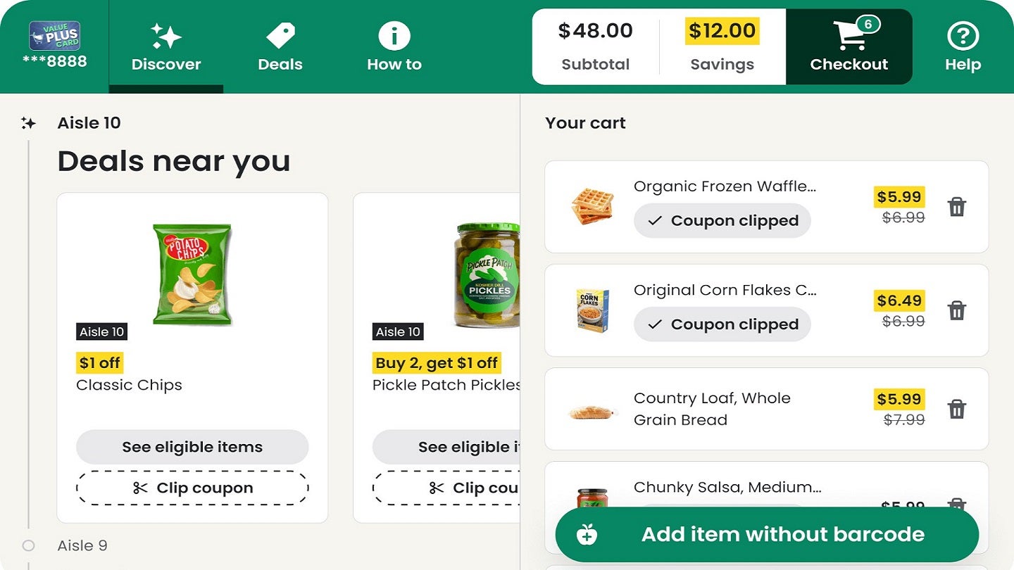Instacart's Caper Cart features optimise in-store experience