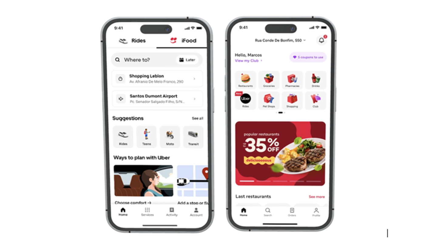 Uber and iFood boost delivery convenience for Brazilian consumers